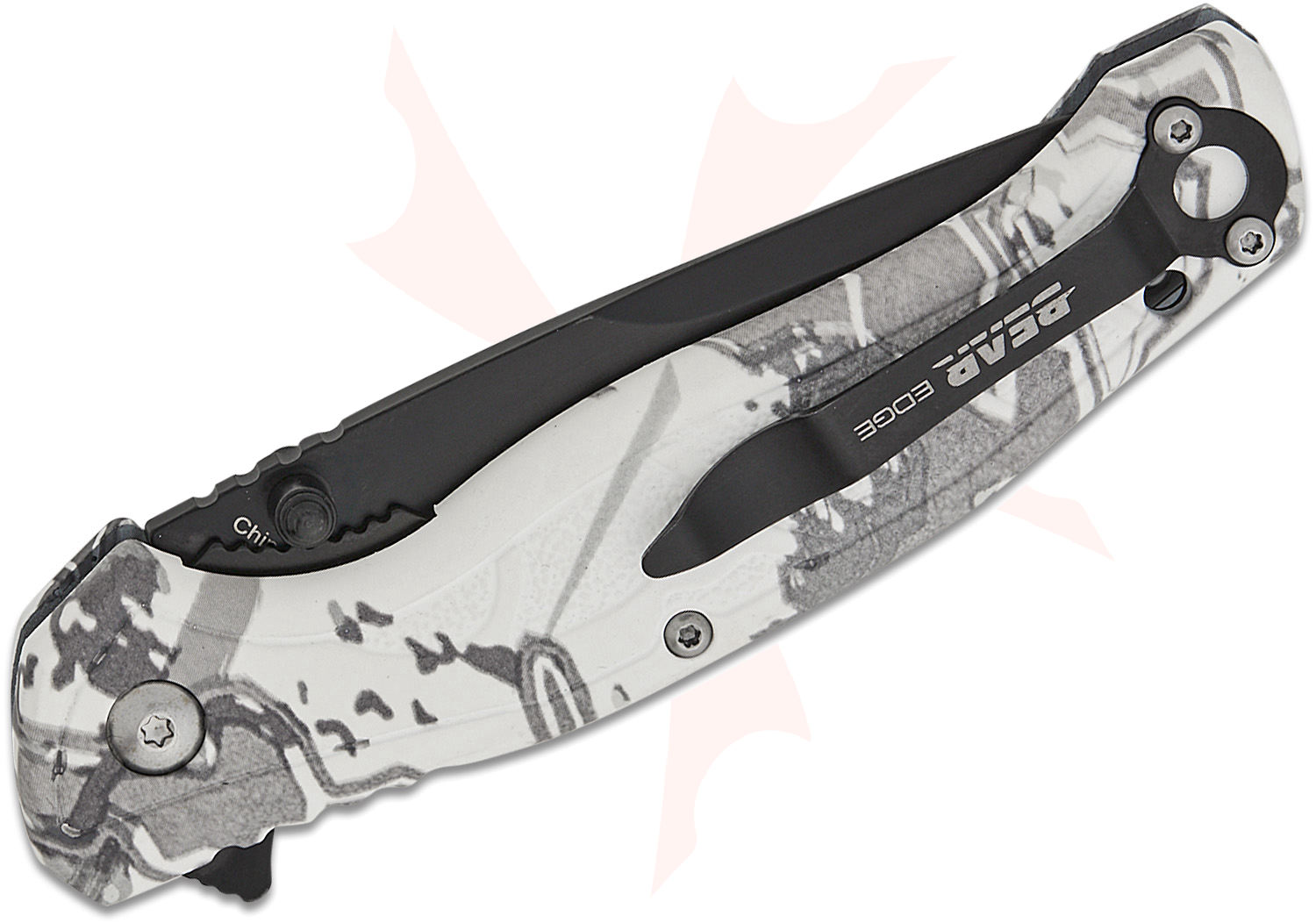 Bear & Son Bear Edge Brisk 2.0 Sideliner Flipper Knife 3.13" 440 Black ...