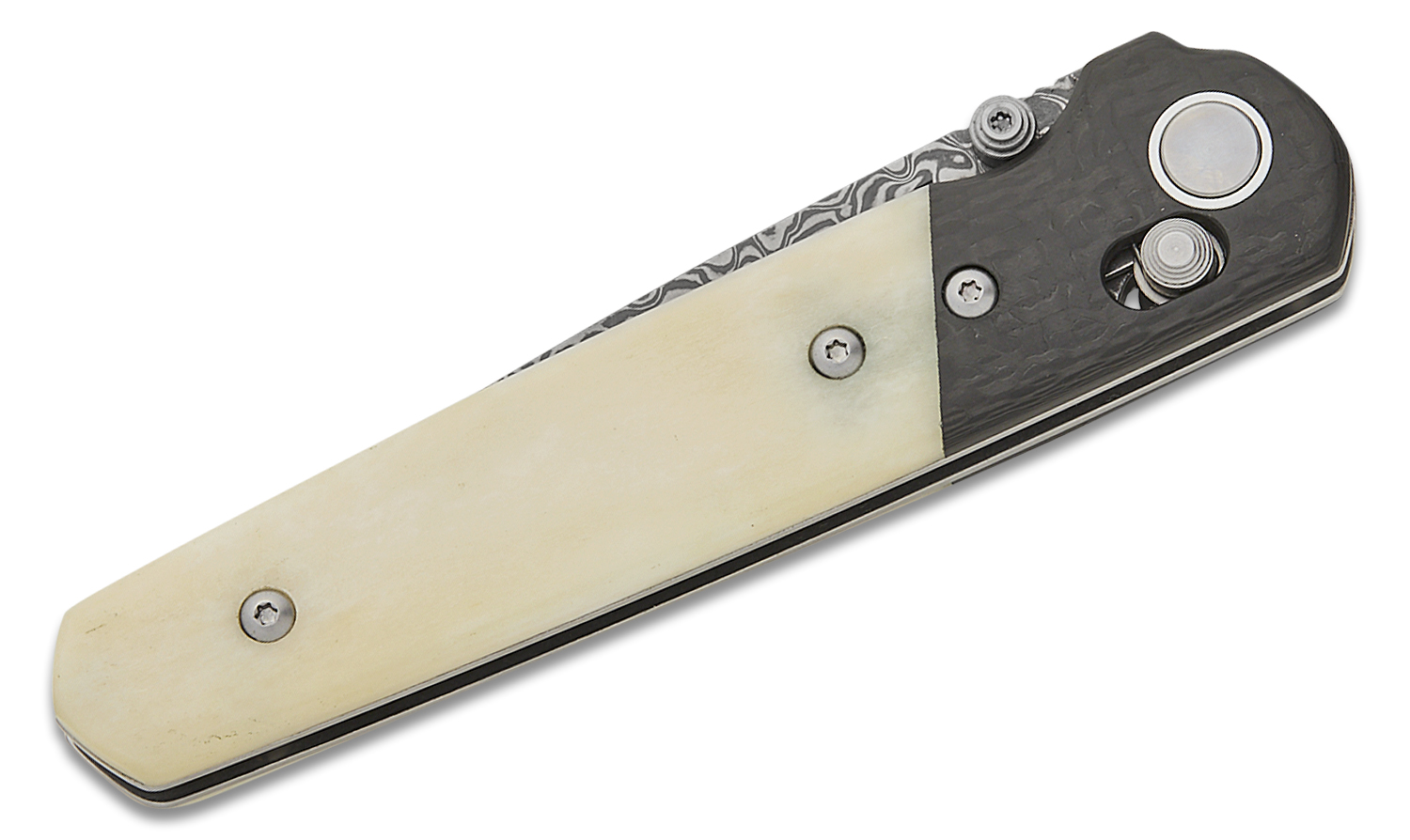 Bear & Son WSB22D Lawman Crossbar Lock Folding Knife 3.42" Damascus ...