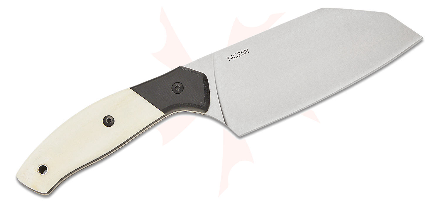 Bear & Son Professional Chopping Knife Fixed Blade 5" Sandvik 14C28N ...