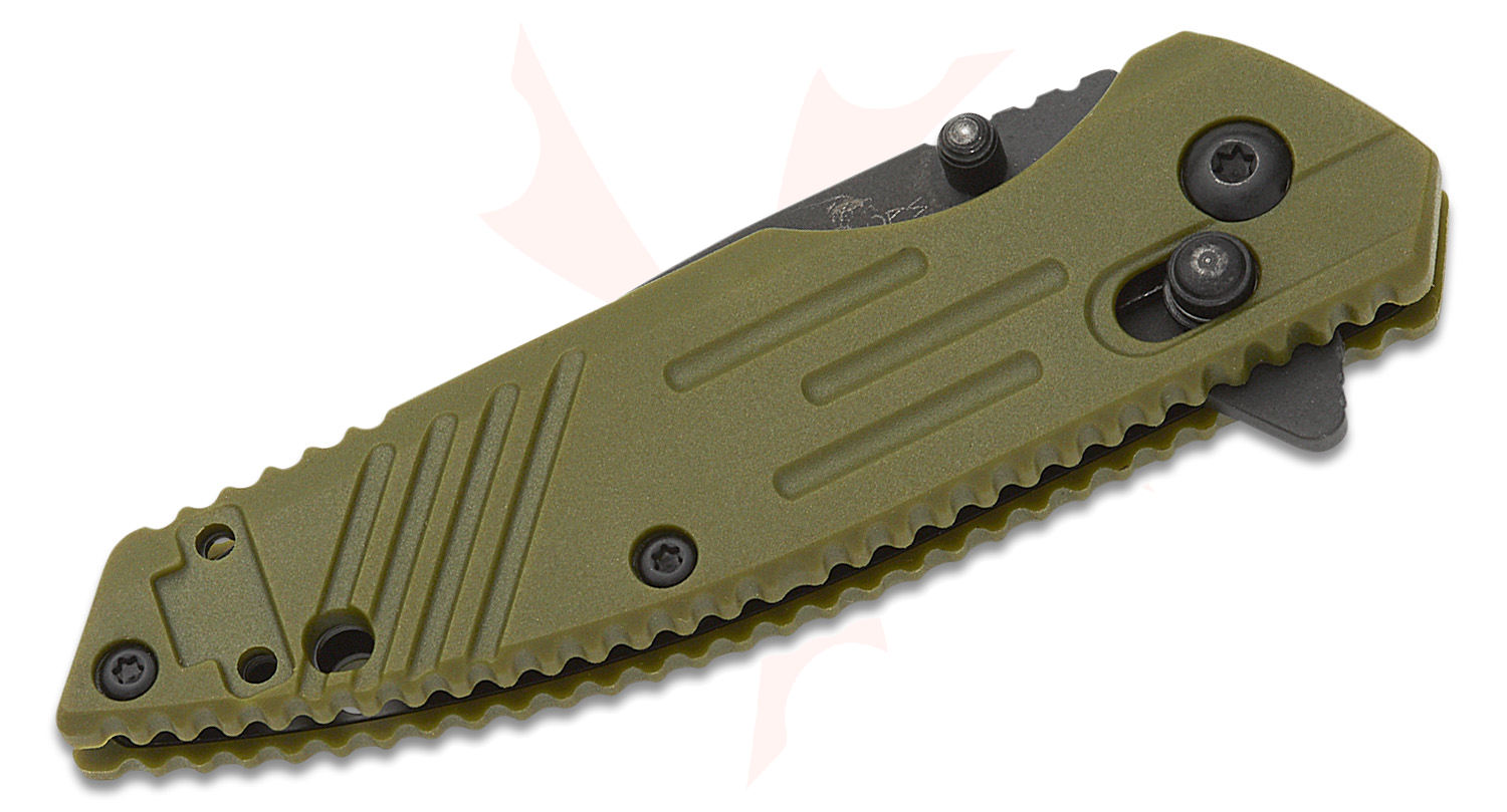 Bear OPS Mini Rancor IX Slide Lock Flipper Knife 2.36" D2 Black ...