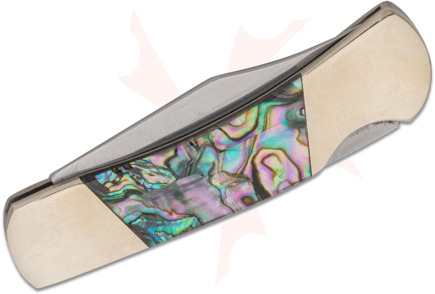 Bear & Son AB26 Executive Lockback Folder 2.25" Blade, Genuine Abalone ...