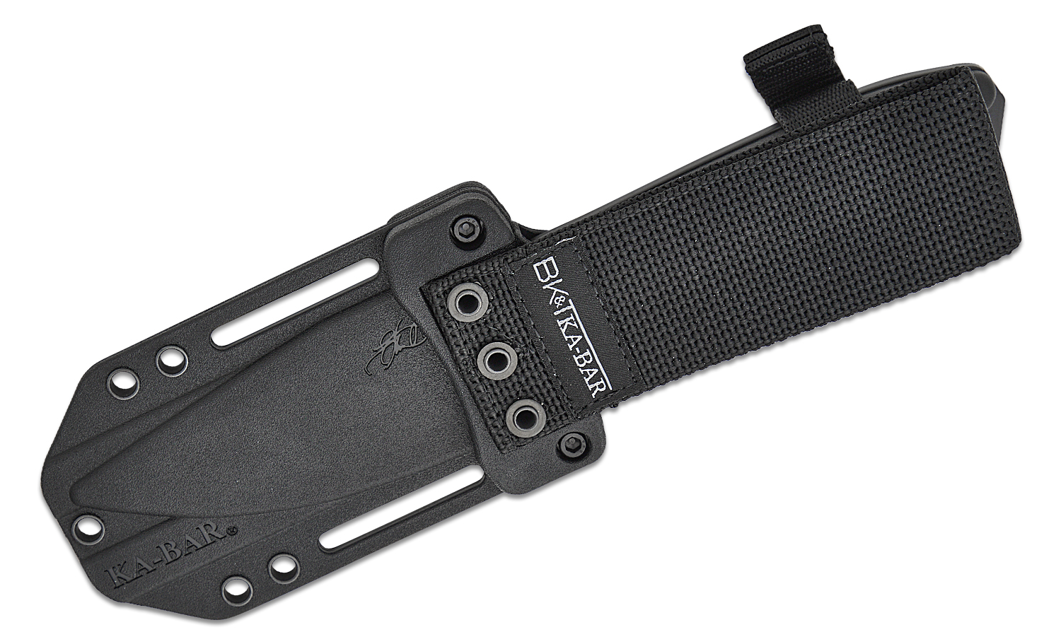 KA-BAR Becker BK19BK Nessmuk Fixed Blade Knife 4.31" 1095 Black Nessmuk ...