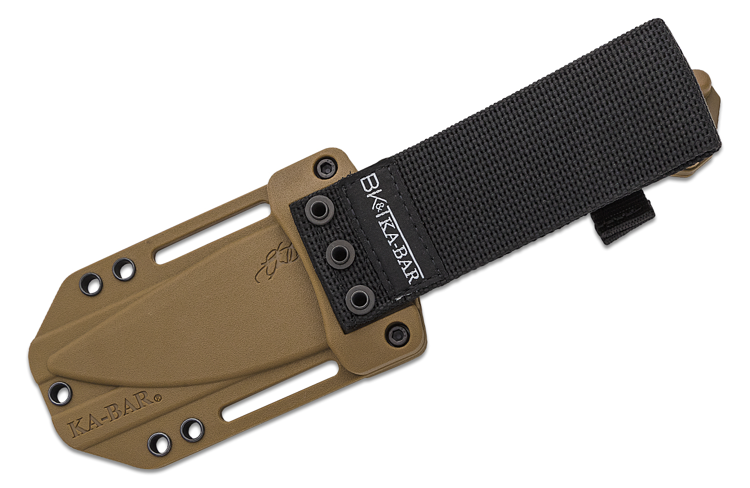 KA-BAR Becker BK19 Nessmuk Fixed Blade Knife 4.3125" 1095 Tan Nessmuk ...