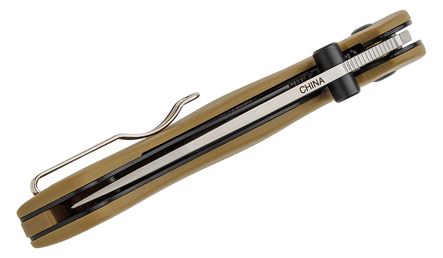 KA-BAR BK41 Becker Mini Folding Knife 2.84" D2 Drop Point Blade, Tan ...