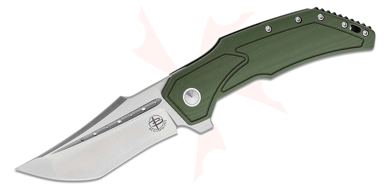 Begg Knives BG007 Steelcraft Series Astio EDC Flipper Knife 3.5" D2 ...