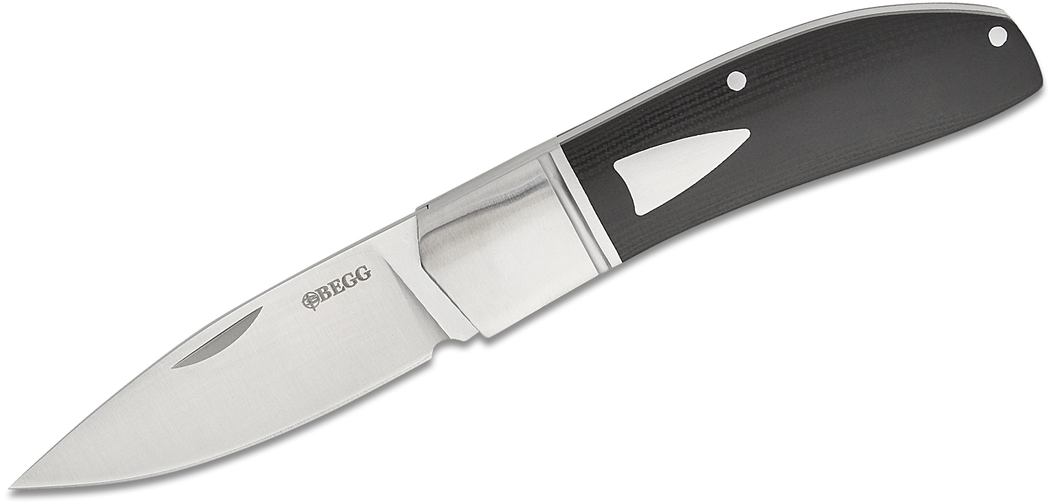 Begg Knives BG037 Steelcraft Series JVO Traditional Drop Point Large ...