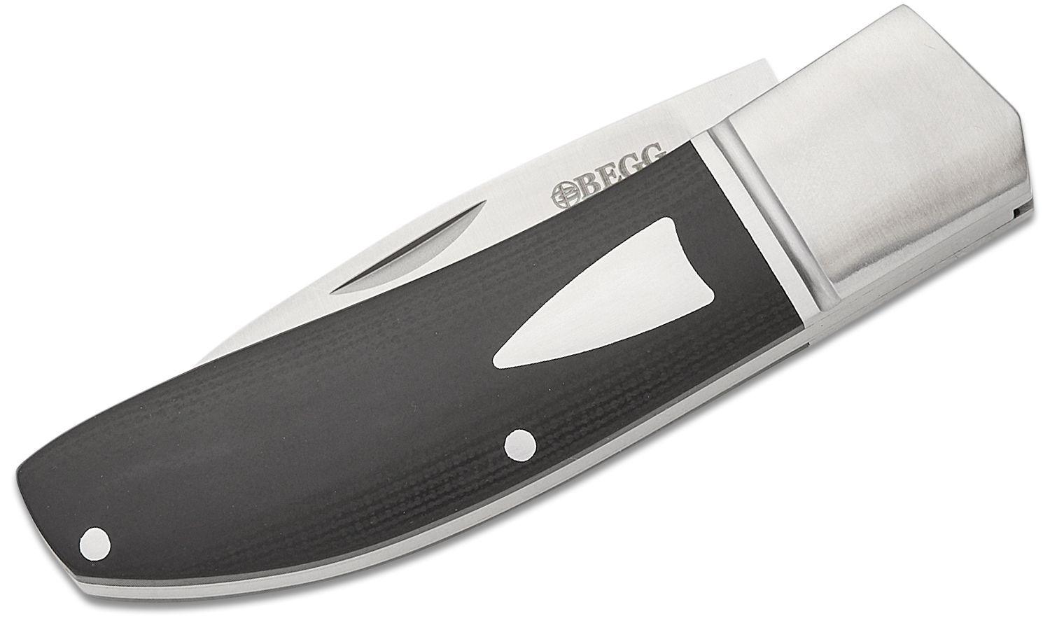 Begg Knives BG037 Steelcraft Series JVO Traditional Drop Point Large ...