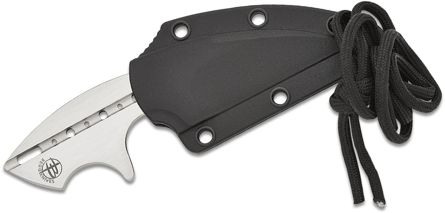 Begg Knives BG021 Steelcraft Series Tree Frog Fixed Blade Neck Knife 2. ...