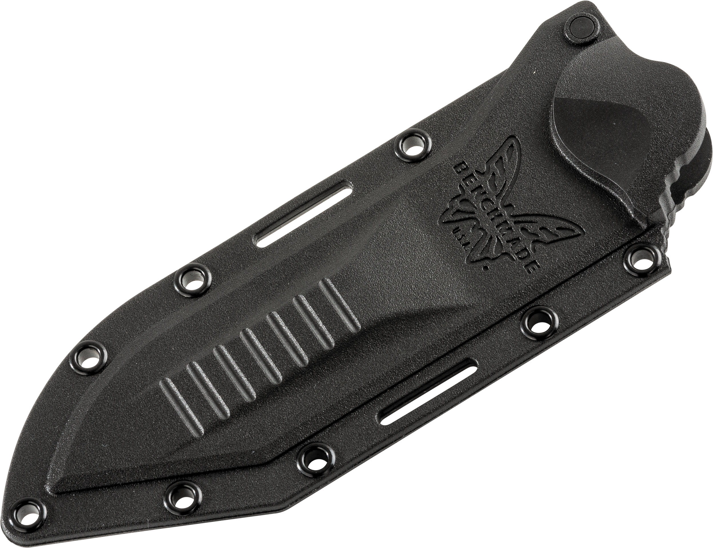 Benchmade Fixed Osborne Contego 4.97" S30V Black Plain Blade, G10 ...