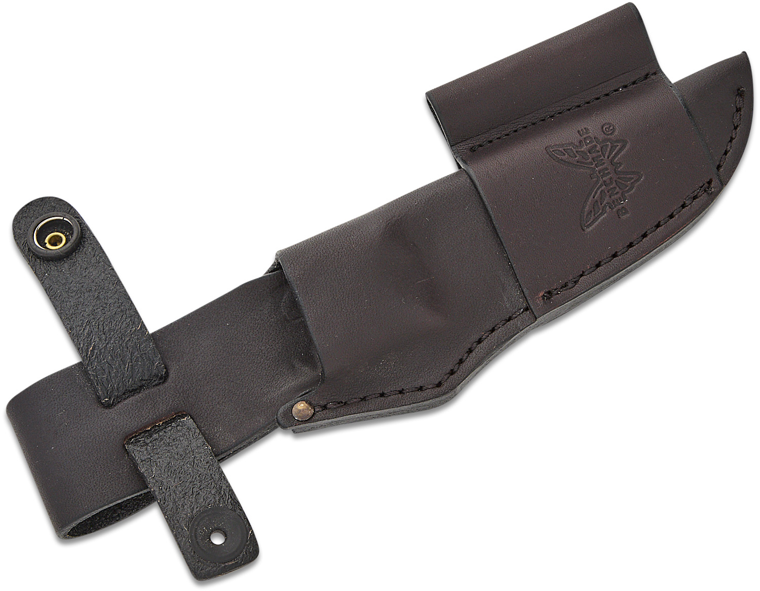 Benchmade Leather Sheath for the 165 Mini Bushcrafter - KnifeCenter ...