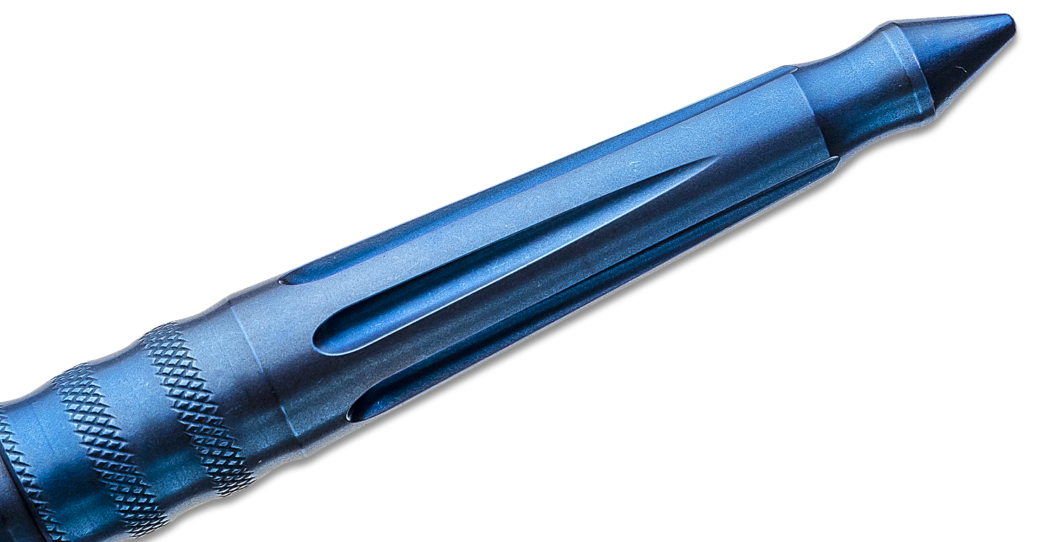 Benchmade Blue Titanium Series Pen, Black Ink - KnifeCenter - 1100-16 ...