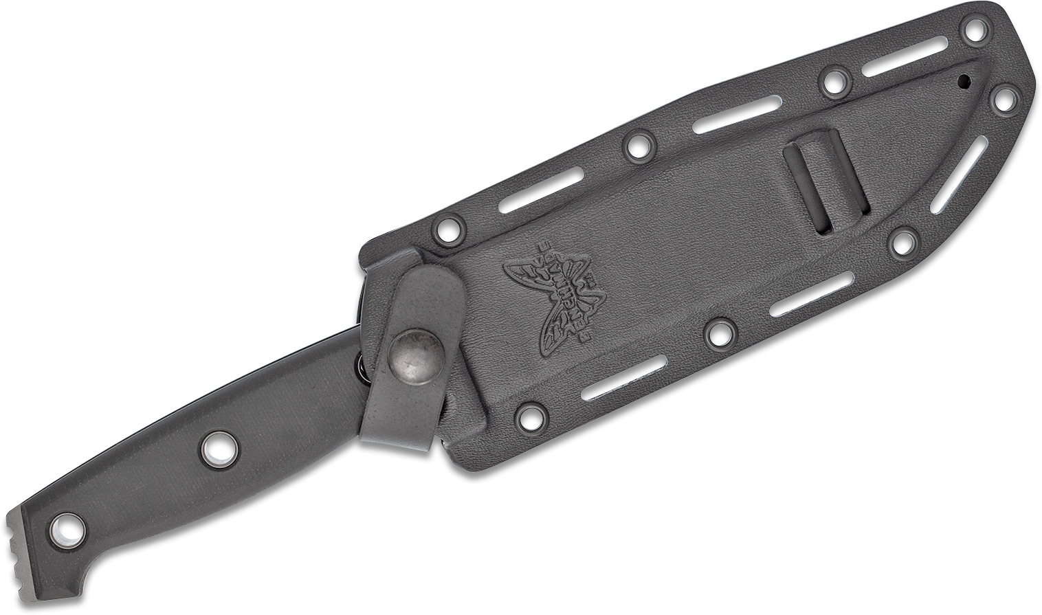 Benchmade Sibert Arvensis Fixed 6.44" 154CM Black Combo Blade, Black ...