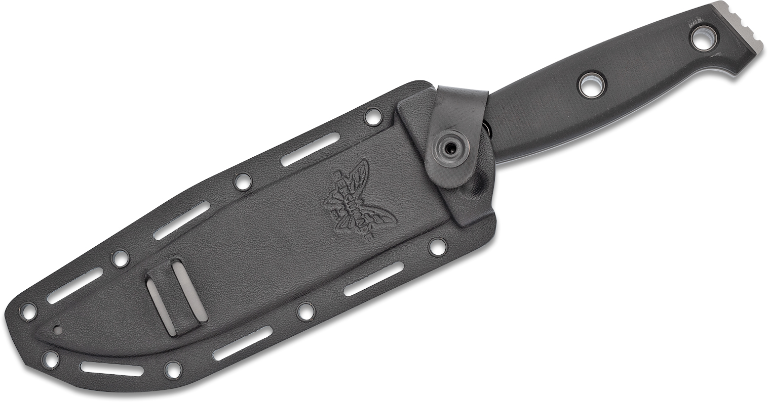 Benchmade 119 Sibert Arvensis Fixed 6.44" 154CM Satin Plain Blade ...