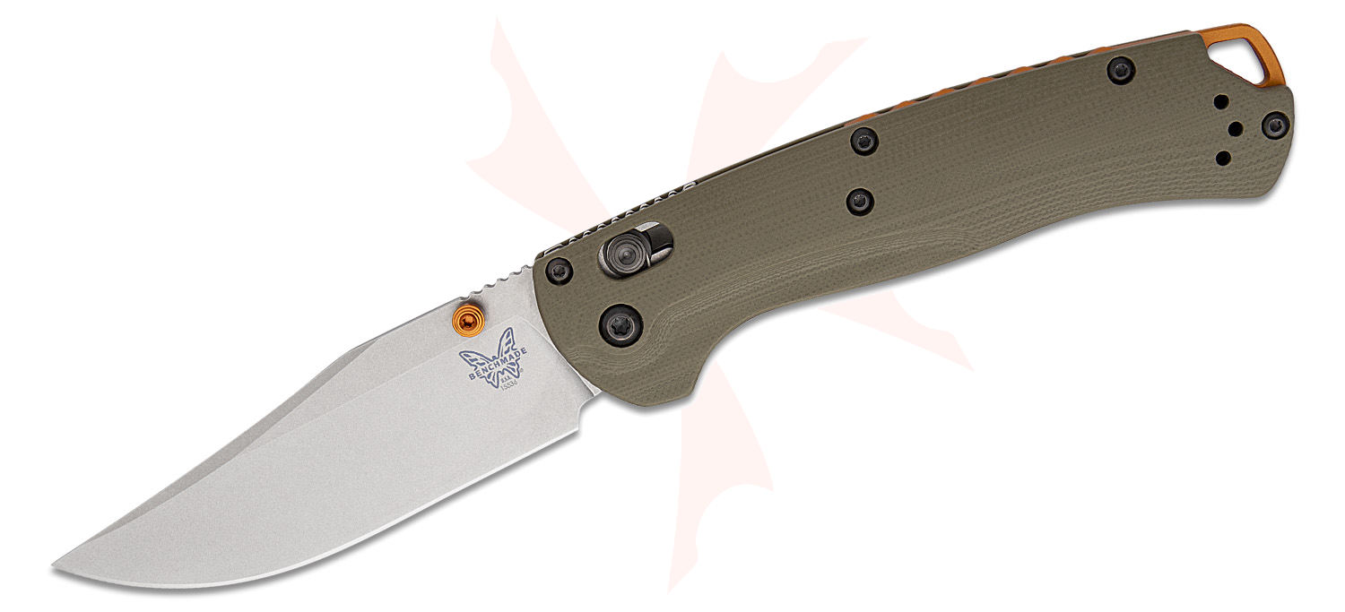 Benchmade Hunt Taggedout AXIS Folding Knife 3.5" S45VN Satin Clip Point ...