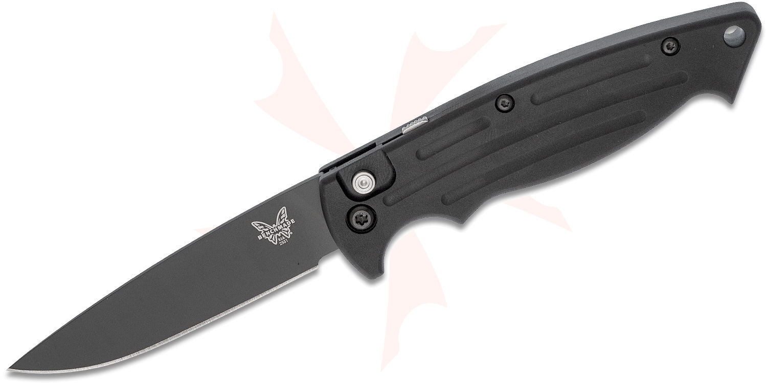 Benchmade 2551BK Mini-Reflex II AUTO 3.17" 154CM Black Plain Blade ...