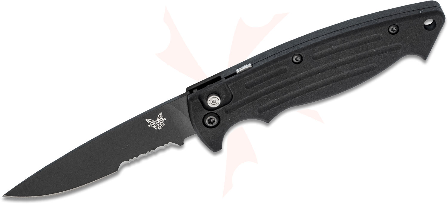 Benchmade Mini-Reflex II Auto 3.17" 154CM Black Combo Blade, Aluminum ...