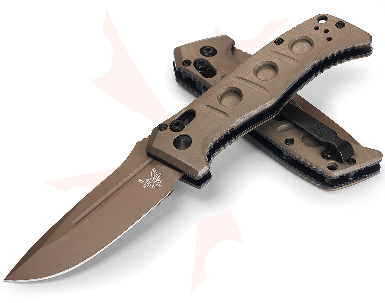 Benchmade 2730FE-2 Shane Sibert Mini Adamas AUTO Folding Knife 3.25 ...