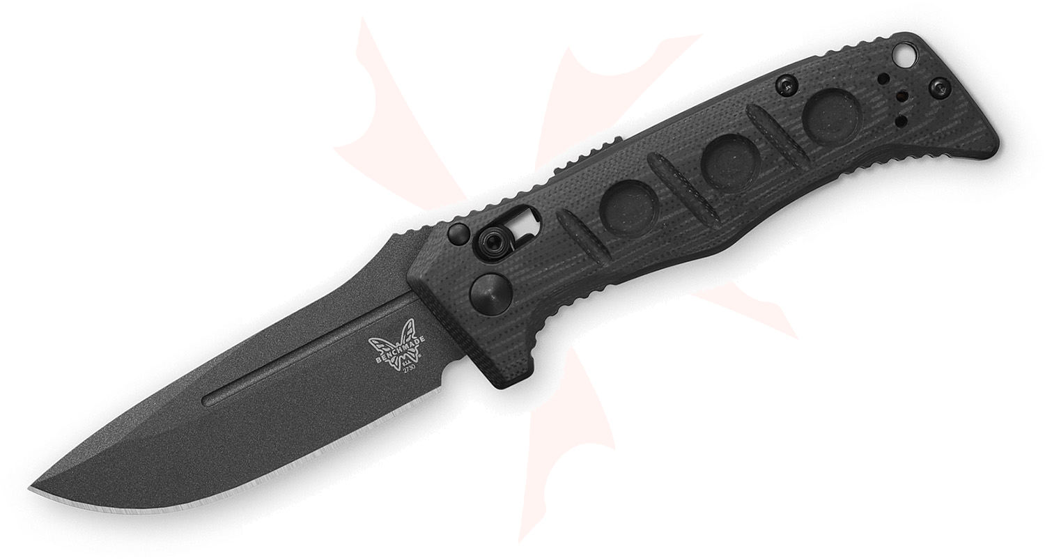 Benchmade 2730GY-1 Shane Sibert Mini Adamas AUTO Folding Knife 3.25 ...