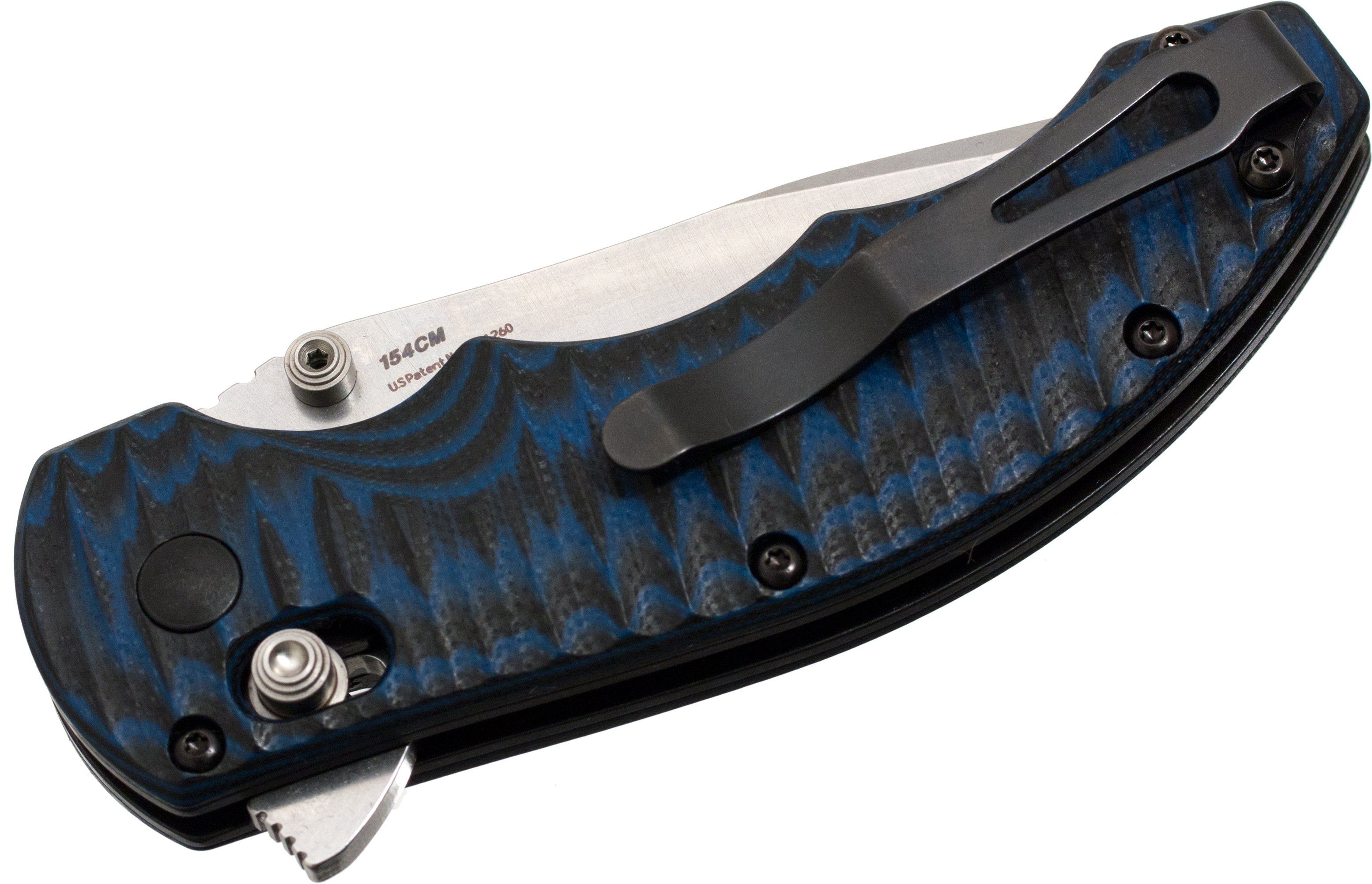 Benchmade Butch Ball AXIS Lock Flipper Knife 3.05" Satin 154CM Combo ...