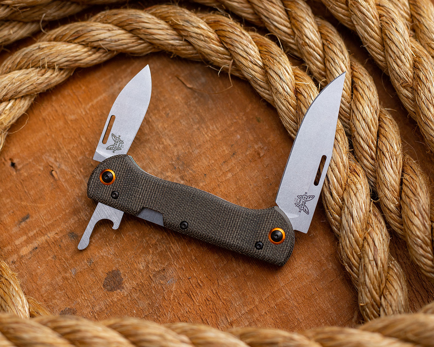 Benchmade Weekender 2-Blade Slipjoint Folding Knife 2.97" Satin S30V ...