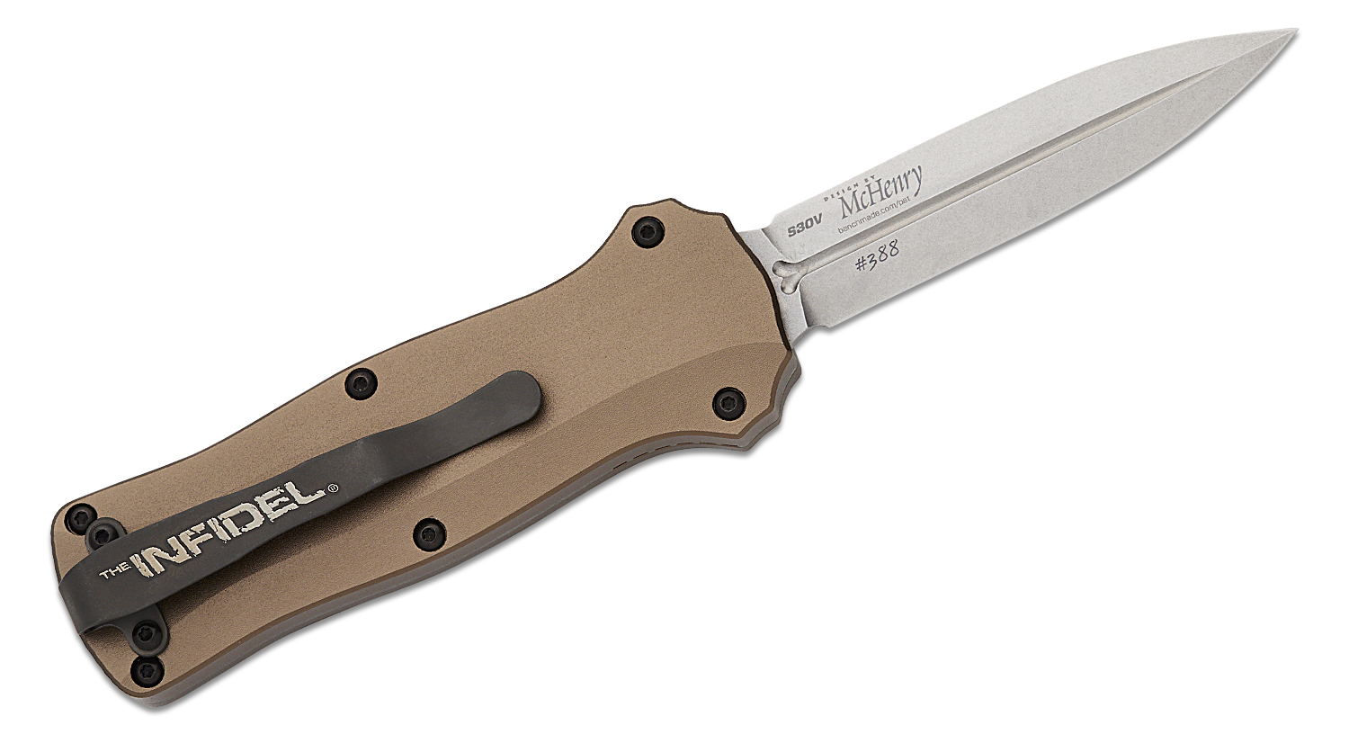 Benchmade 3350-2303 Limited Edition Mini Infidel AUTO OTF Knife 3.10 ...