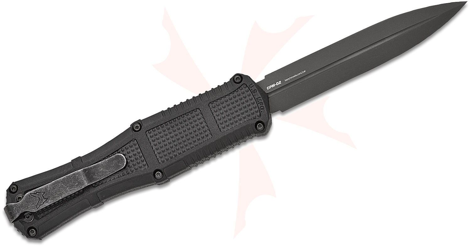 Benchmade 3370GY Claymore OTF AUTO Knife 3.89" CPM-D2 Smoke Gray PVD ...