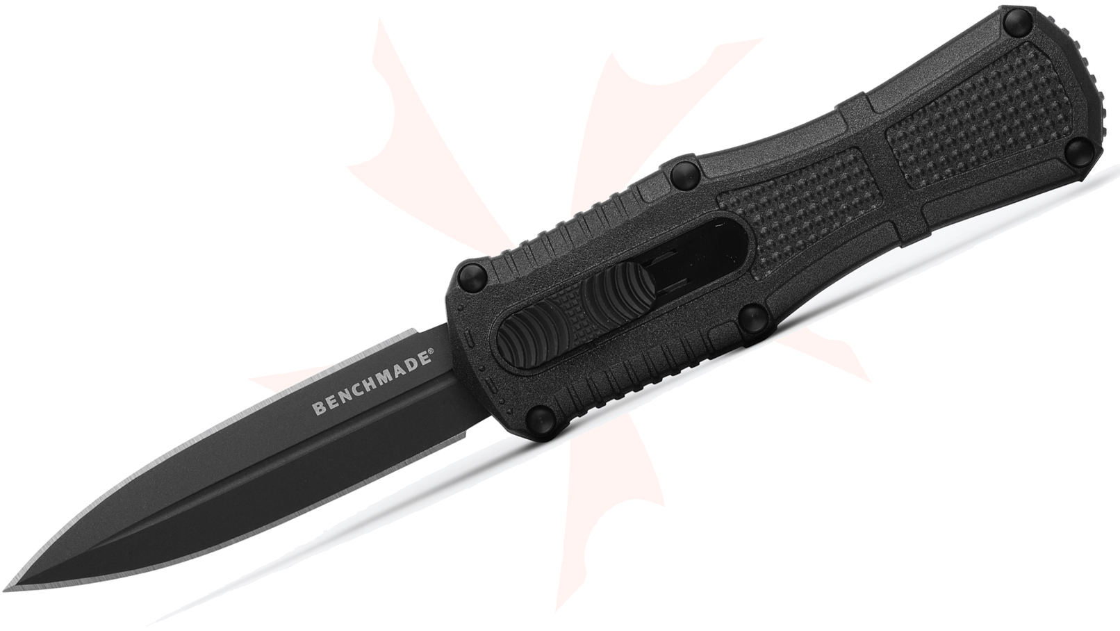 Benchmade 3375GY Mini Claymore OTF AUTO Knife 3.02" CPM-D2 Smoke Gray ...