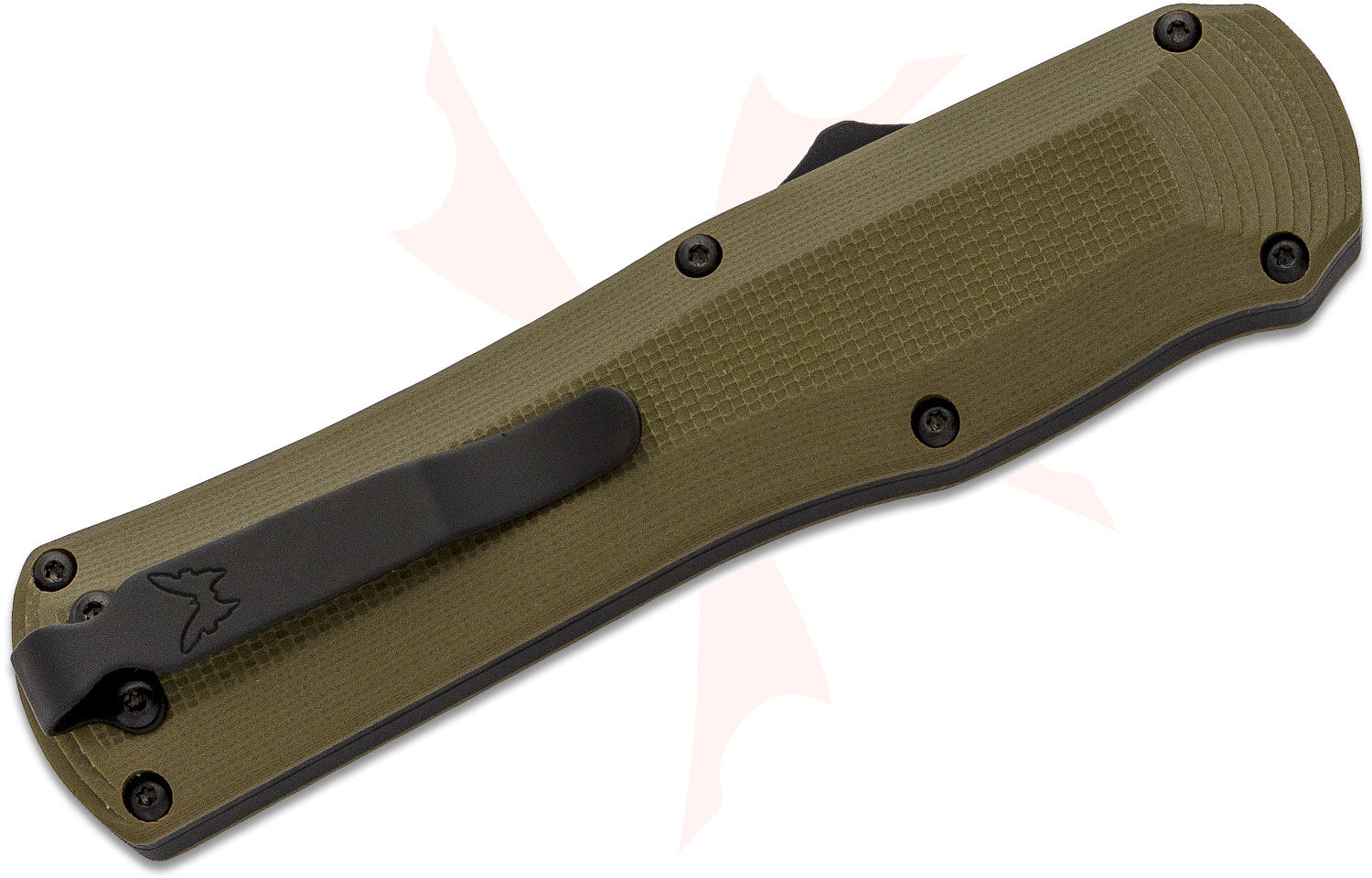 Benchmade Autocrat AUTO OTF Knife 3.71" Black DLC S30V Double Edge ...