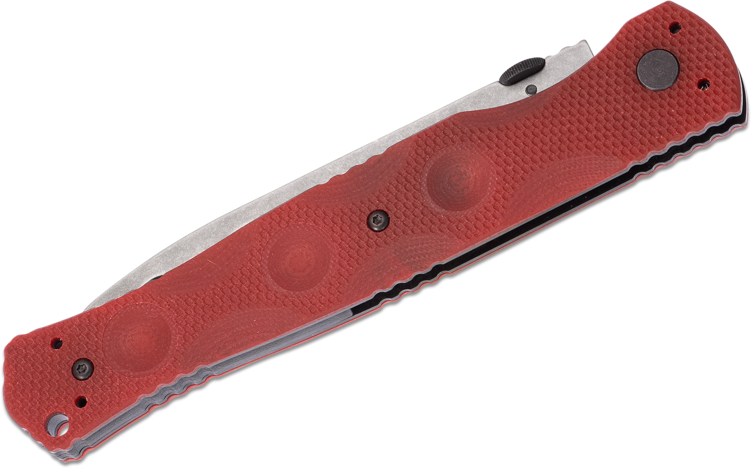 Benchmade 390T SOCP Trainer Folding Knife Satin Unsharpened Blade, Red ...