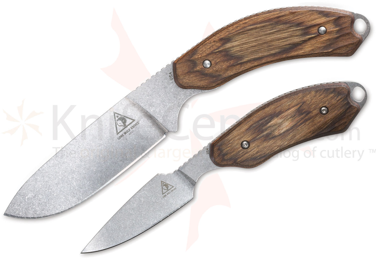 Benchmade Lone Wolf 40031COMBO Mountainside Drop Point and Caper 2 ...