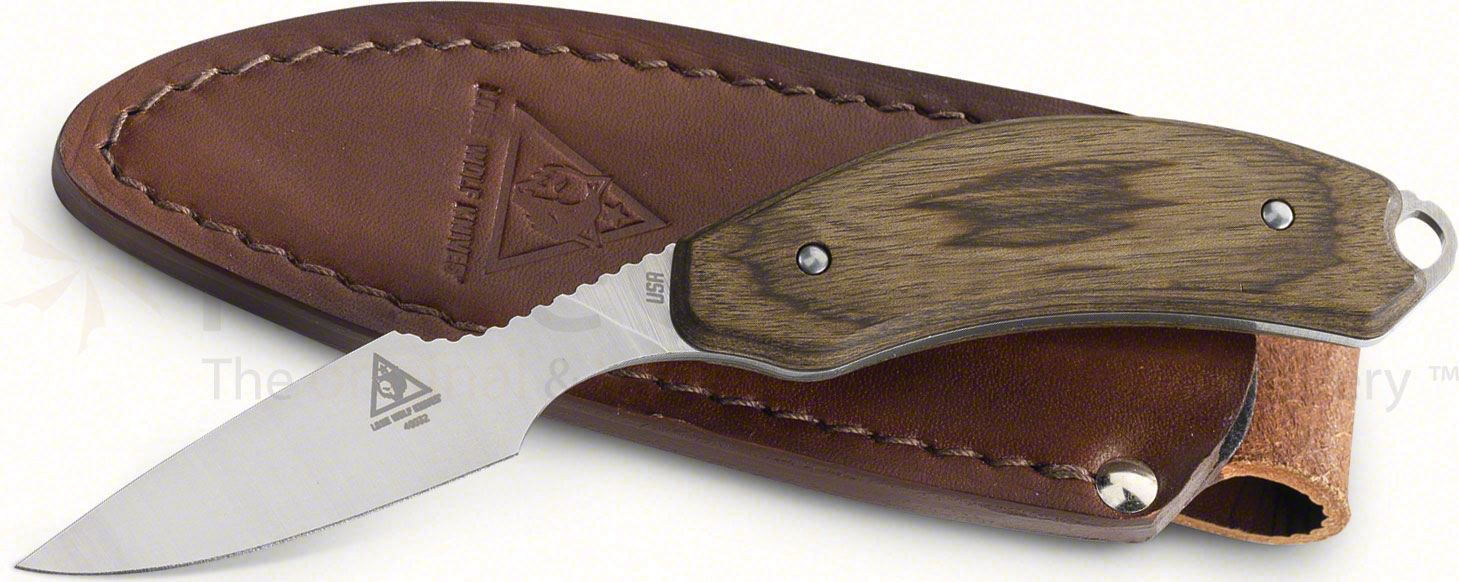 Benchmade Lone Wolf 40035 Mountainside Caper 2 Fixed 2.35" N680 Plain ...