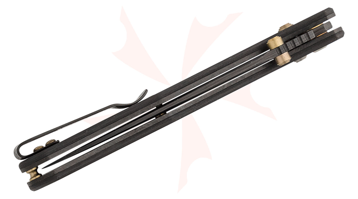 Benchmade Gold Class 417BK-231 Fact Folding Knife 3.95" LOKI Damasteel ...