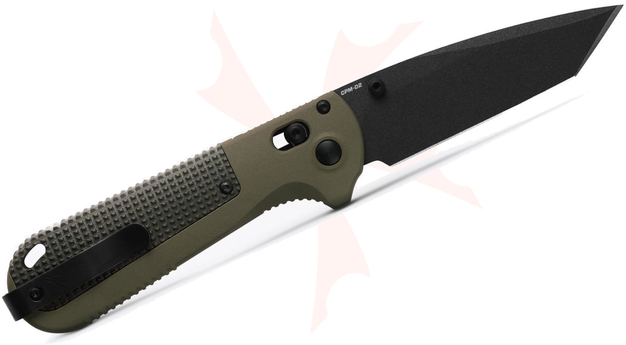 Benchmade Redoubt AXIS Folding Knife 3.55" CPM-D2 Cobalt Cerakote Tanto ...