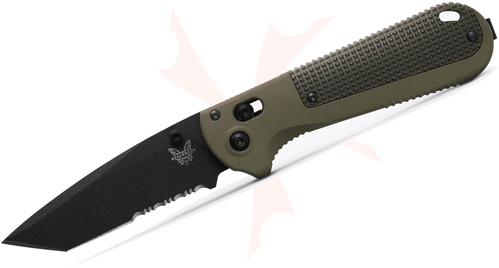 Benchmade Redoubt AXIS Folding Knife 3.55" CPM-D2 Cobalt Cerakote Tanto ...