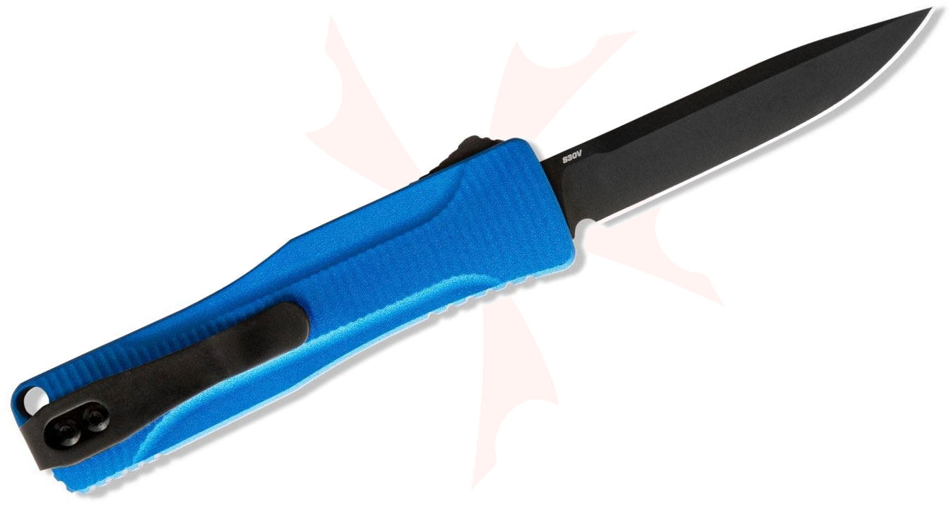 Benchmade 4850BK-1 Om OTF AUTO Folding Knife 2.475" S30V Black DLC Clip ...