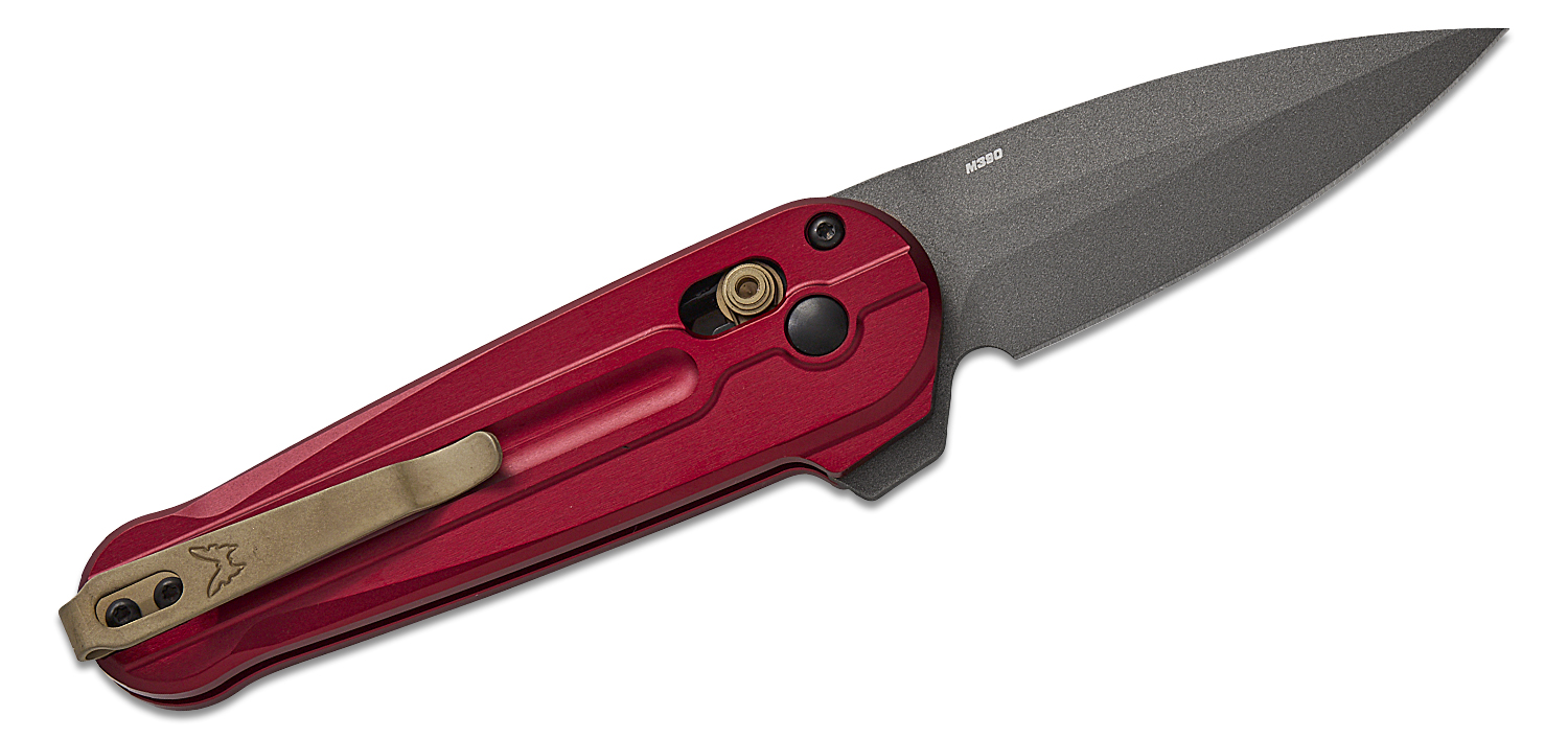 Benchmade Lowden AXIS Flipper Knife 2.79" M390 Gray Cerakote Spear ...