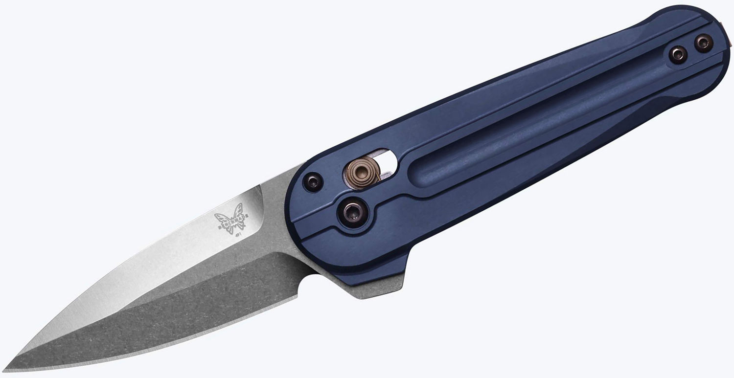 Benchmade Lowden AXIS Flipper Knife 2.79" M390 Satin Spear Point Blade ...