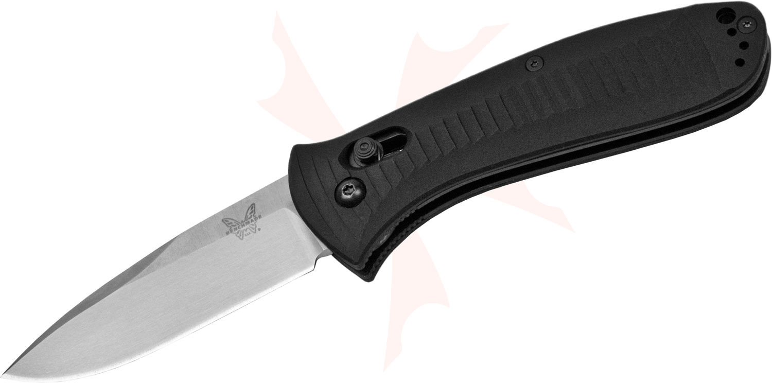 Benchmade 5000 AUTO Presidio 3.42" 154CM Plain Blade, Aluminum Handles ...