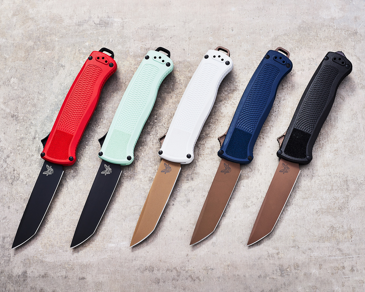 Benchmade 5370FE Shootout OTF AUTO Knife 3.51" CPM-CruWear Flat Earth ...