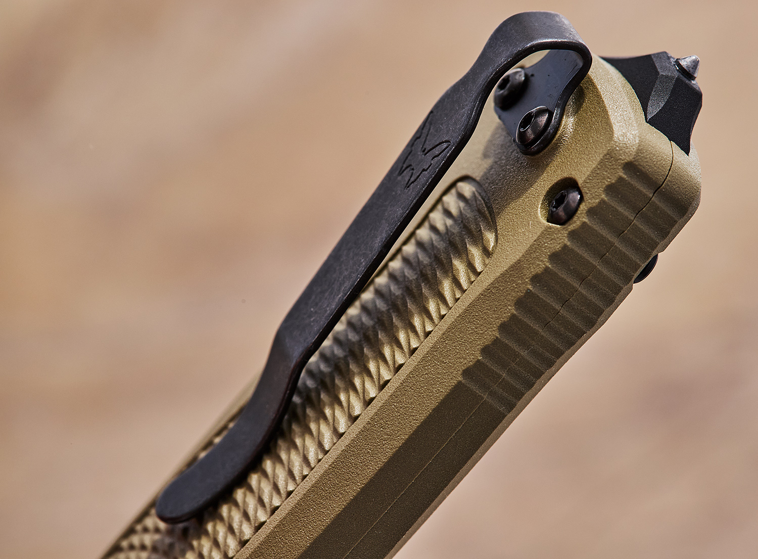 Benchmade 5371BK-01 Shootout OTF AUTO Knife 3.494" CPM-CruWear Black DLC Drop Point Blade ...