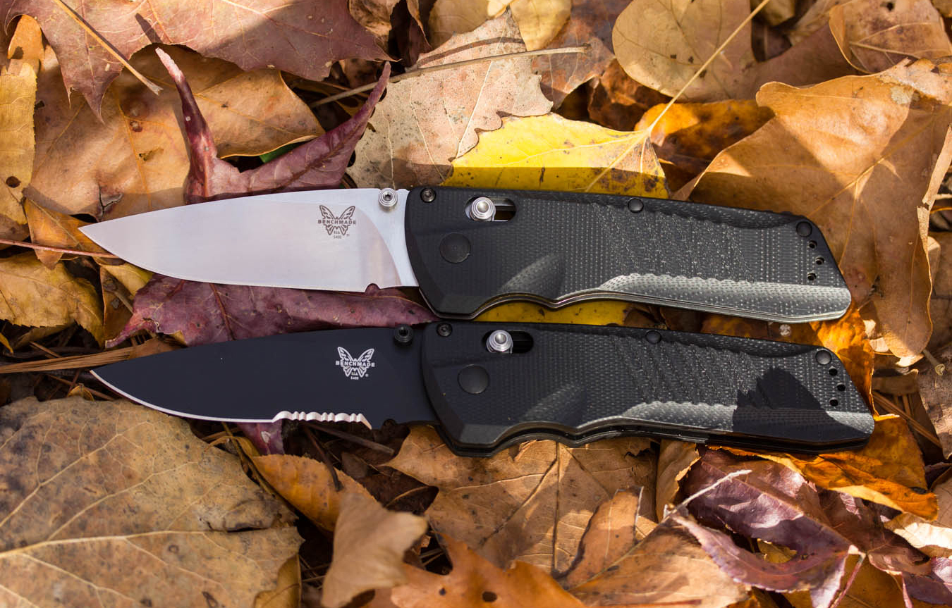 Benchmade 5400BK Serum AXIS Dual-Action AUTO 3.47" Black Plain Blade ...