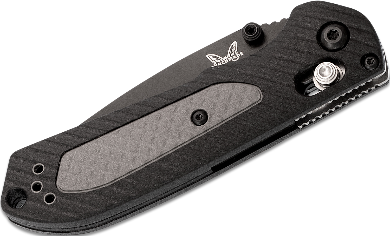 Benchmade Mini Freek Folding Knife 3" S30V Black Plain Blade, Grivory ...