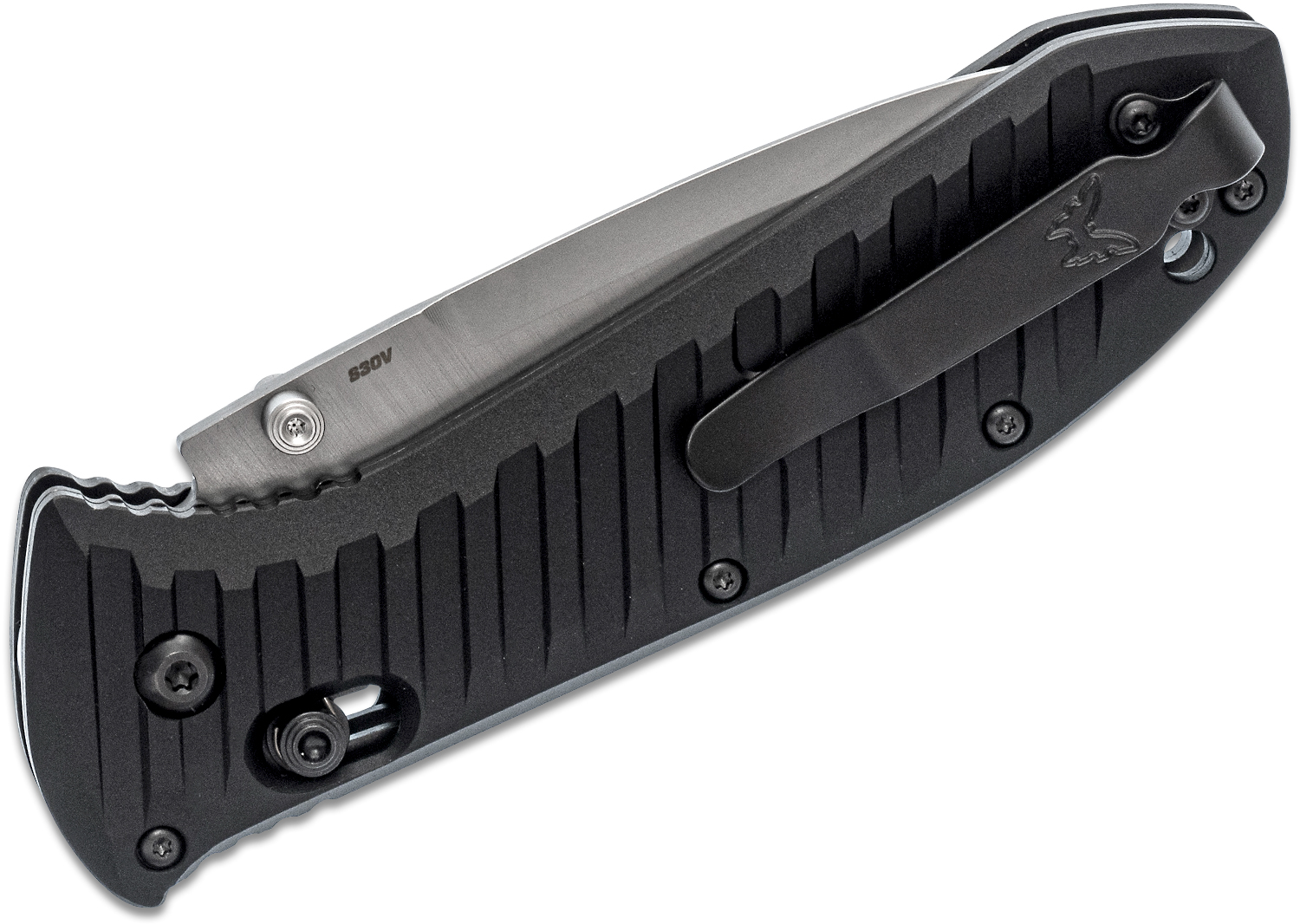 Benchmade 570 Presidio II Folding Knife 3.72" Satin S30V Blade, Milled ...