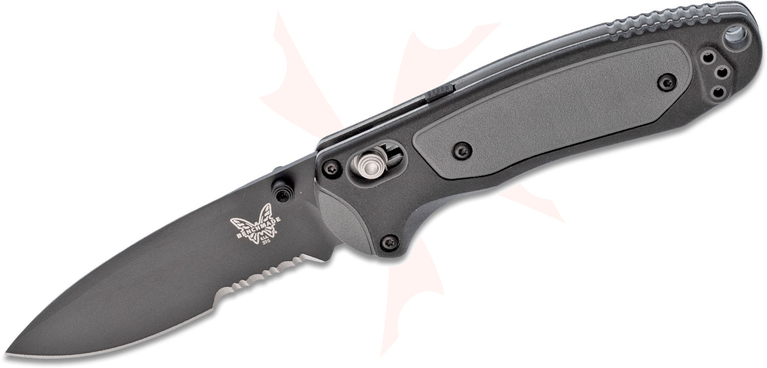Benchmade Mini Boost AXIS-Assisted Folding Knife 3.11" S30V Black Combo ...