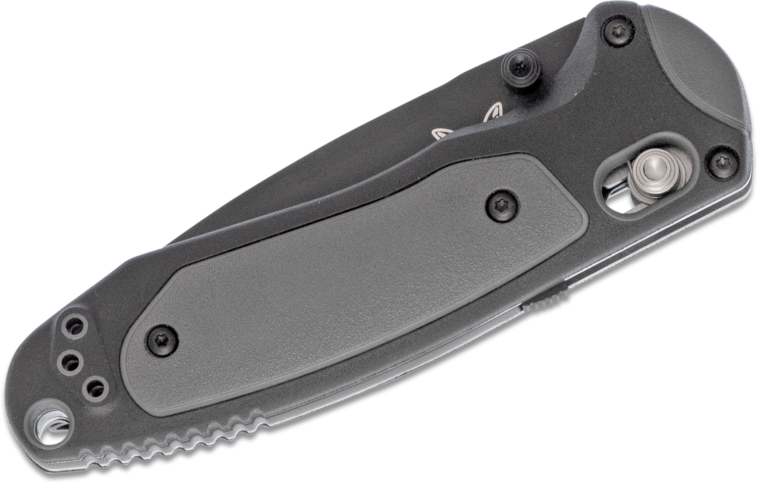 Benchmade Mini Boost AXIS-Assisted Folding Knife 3.11" S30V Black Combo ...