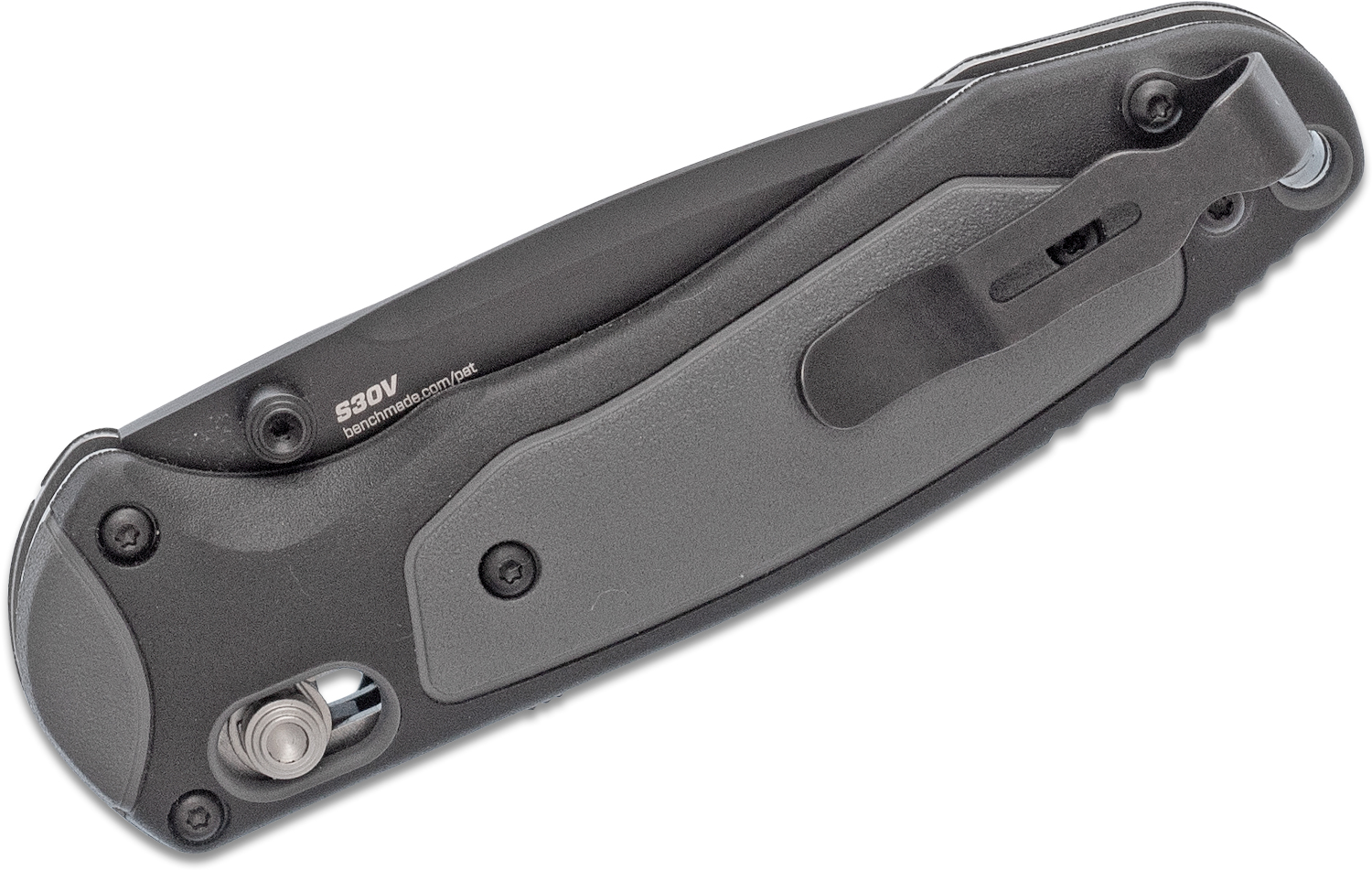 Benchmade Mini Boost AXIS-Assisted Folding Knife 3.11" S30V Black Combo ...