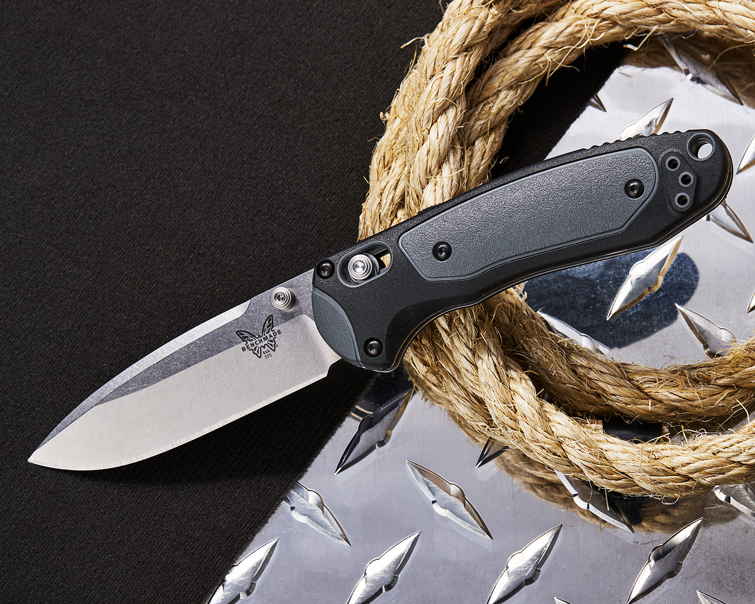 Benchmade 595 Mini Boost AXIS-Assisted Folding Knife 3.11" S30V Satin ...