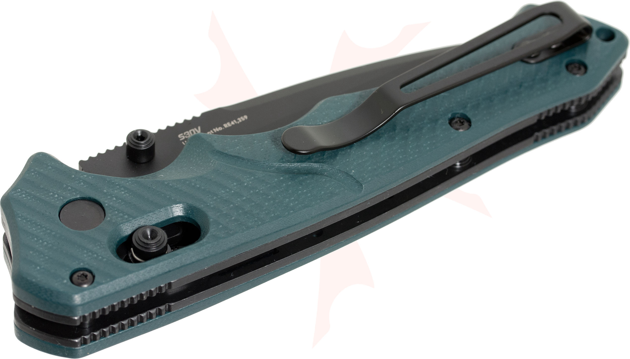 Benchmade 615BK-1501 Mini-Rukus 3.4" S30V Black Plain Blade, G10 ...