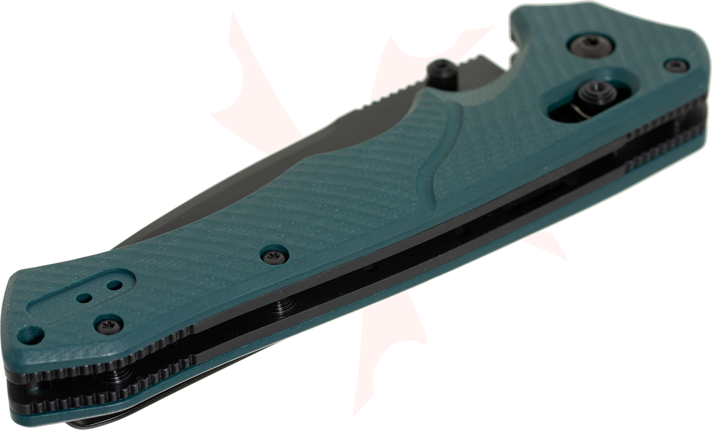 Benchmade 615BK-1501 Mini-Rukus 3.4" S30V Black Plain Blade, G10 ...