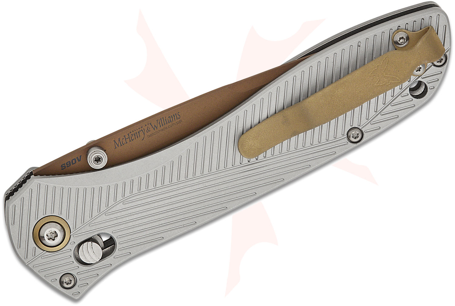 Benchmade 710FE-24 McHenry & Williams Seven | Ten Folding Knife 4" CPM ...